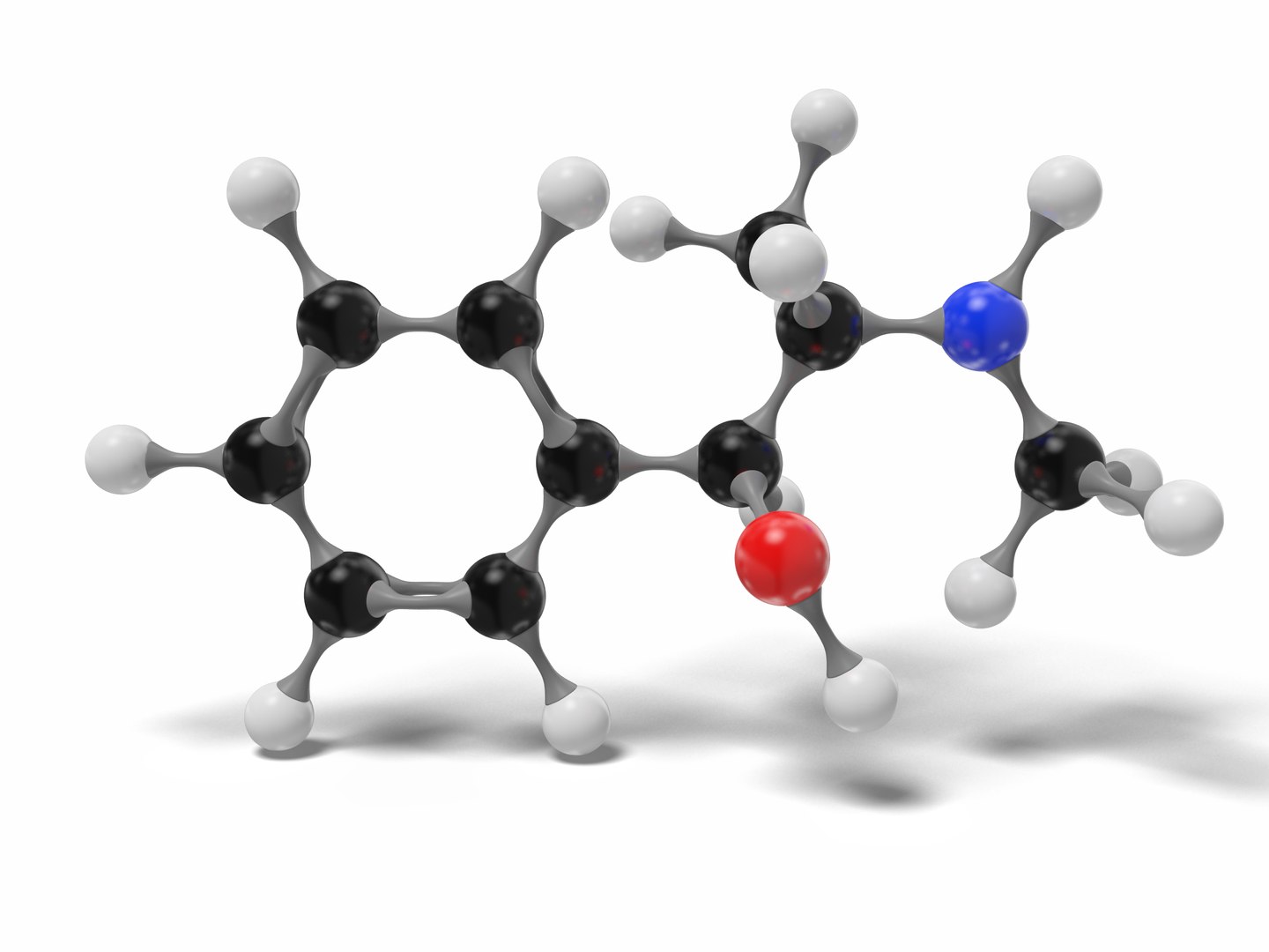 Ephedrine Molecule C10h15no Modeled Model - TurboSquid 1545458