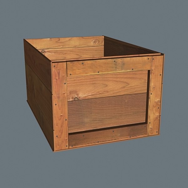 3ds max crate box