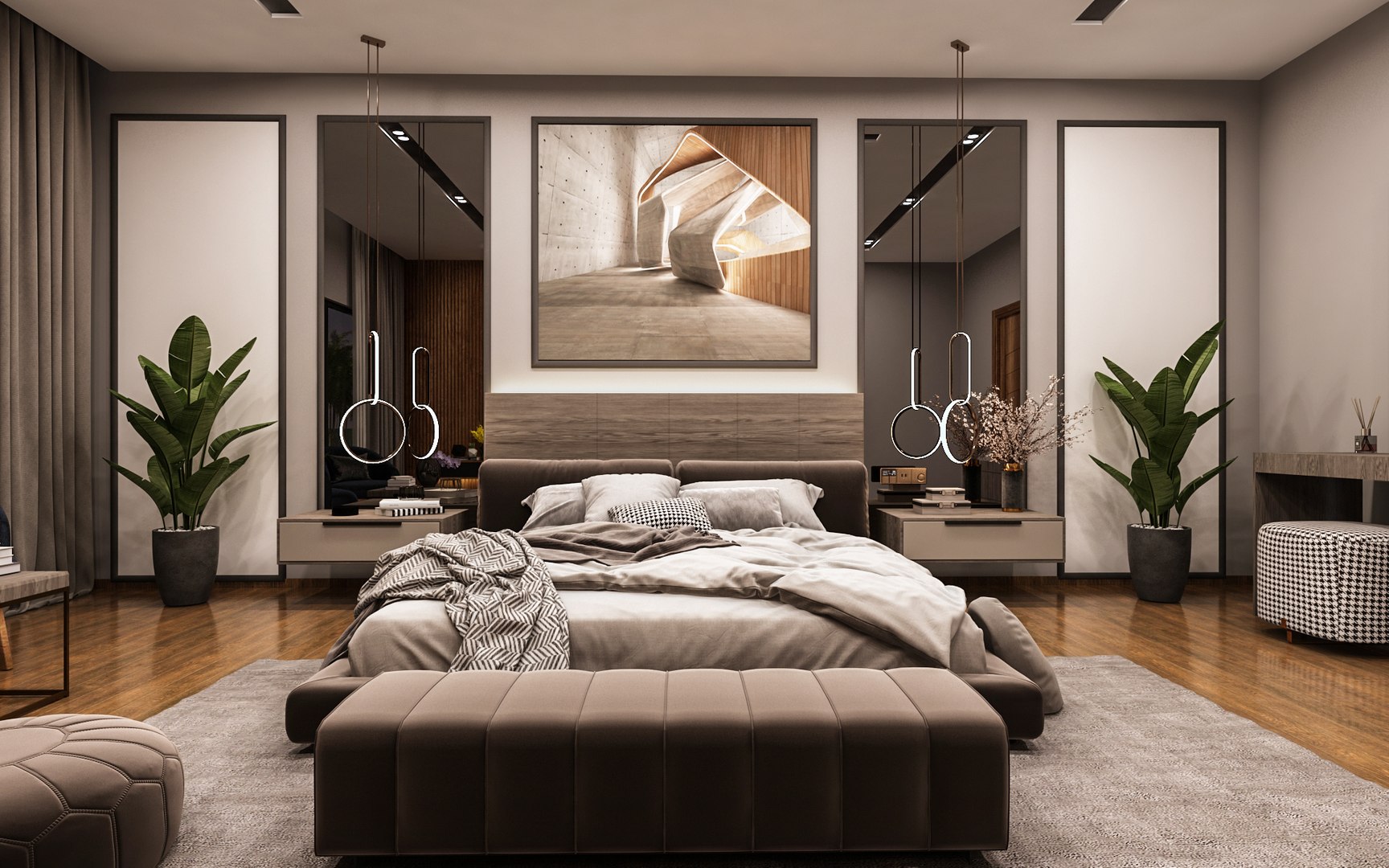 Luxurious Master Bedroom 3D Model - TurboSquid 2190195