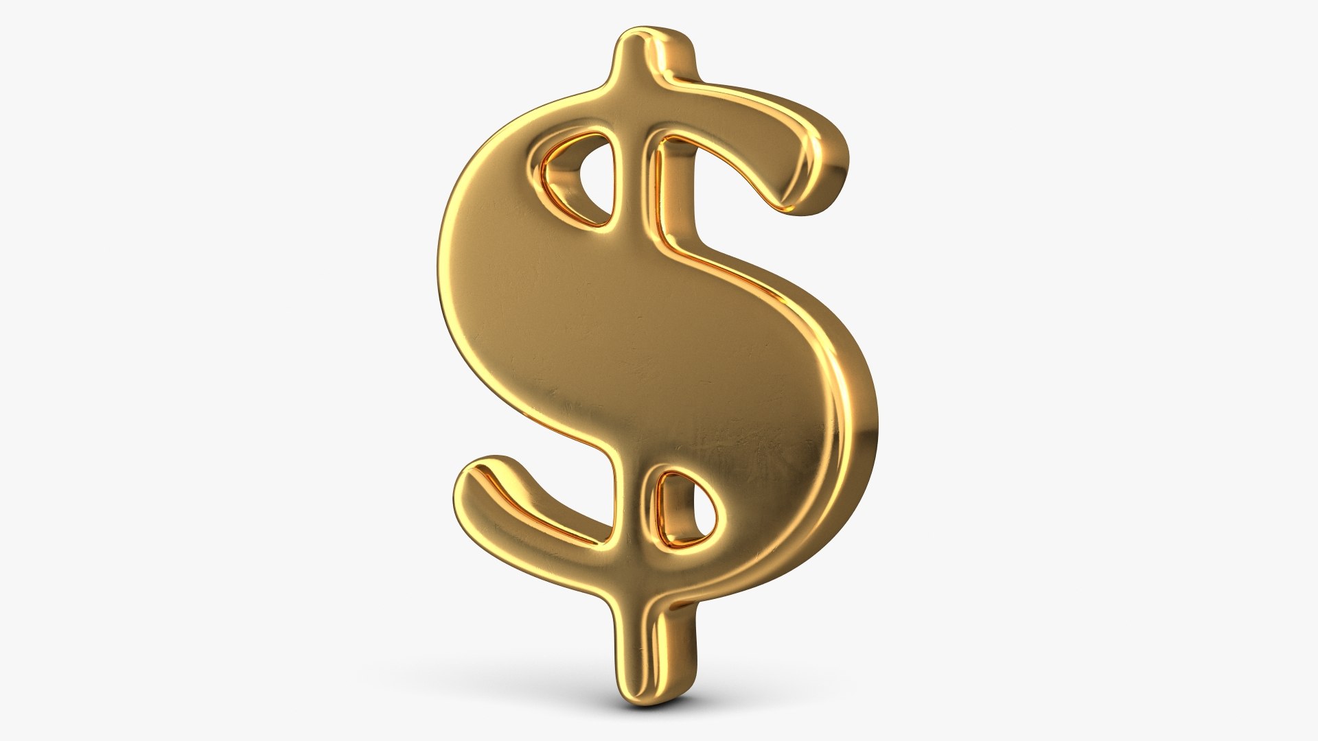 3D Dollar Sign - TurboSquid 1499824