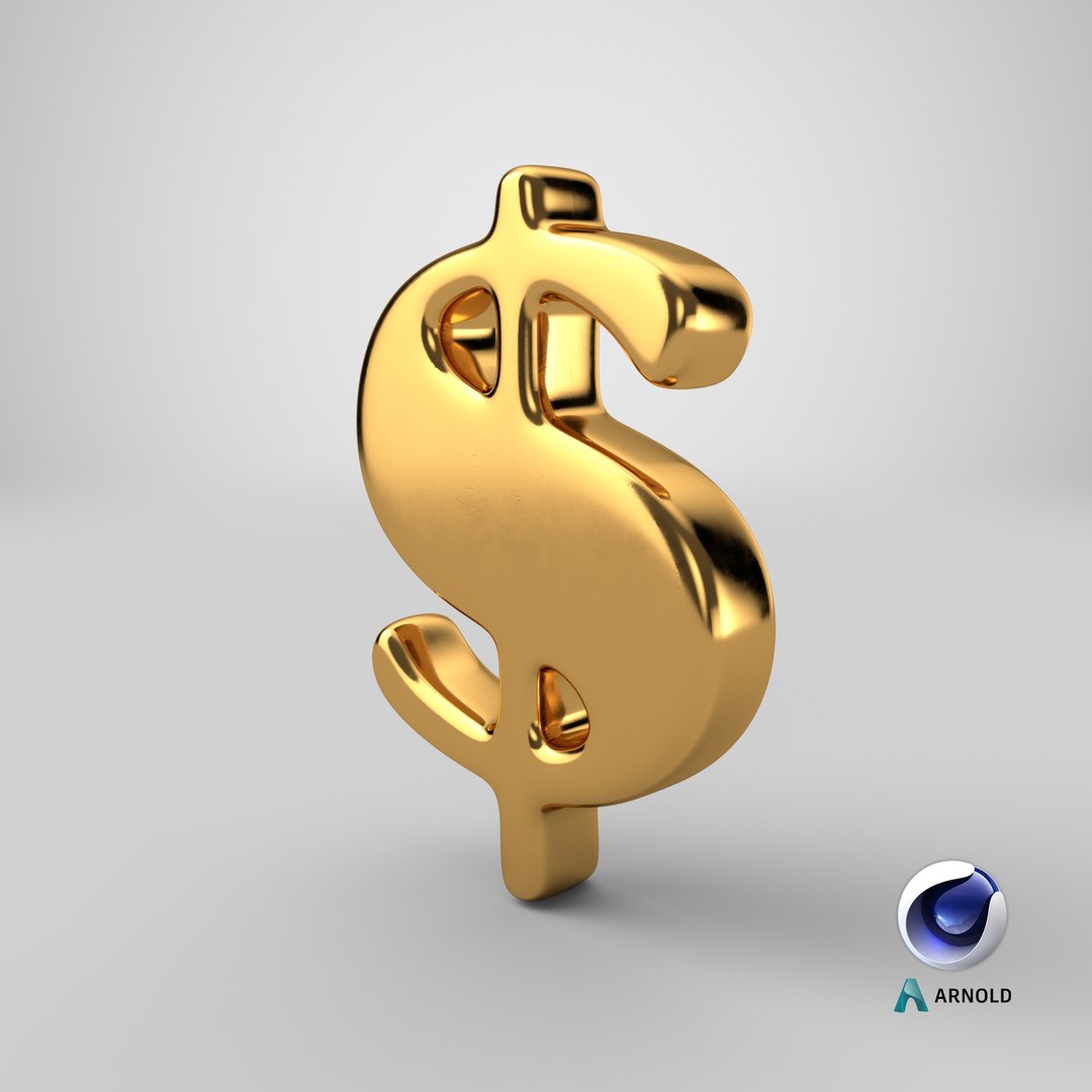 3D Dollar Sign - TurboSquid 1499824
