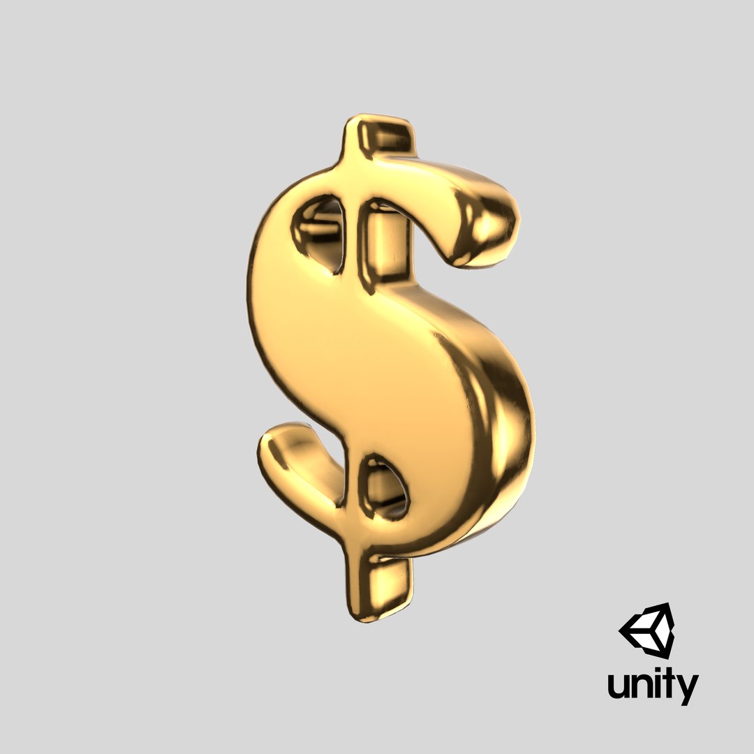 3D Dollar Sign - TurboSquid 1499824