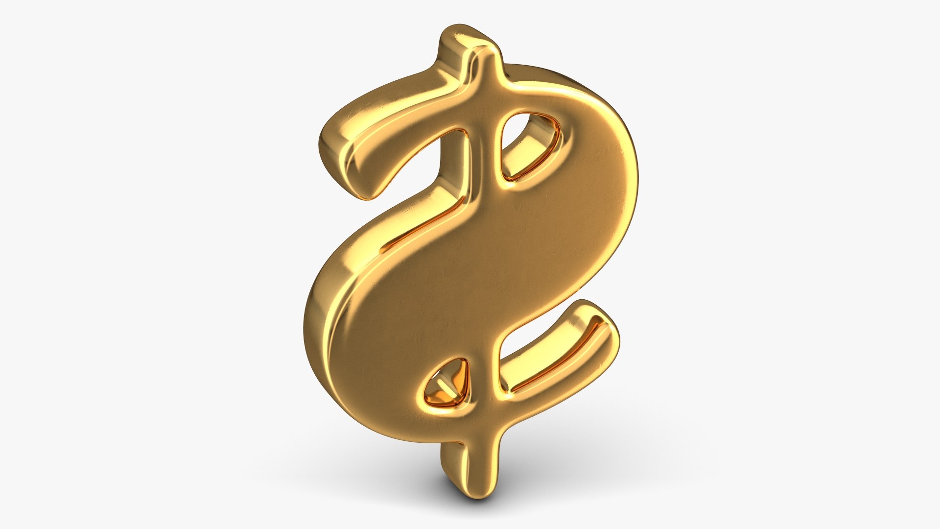 3D Dollar Sign - TurboSquid 1499824