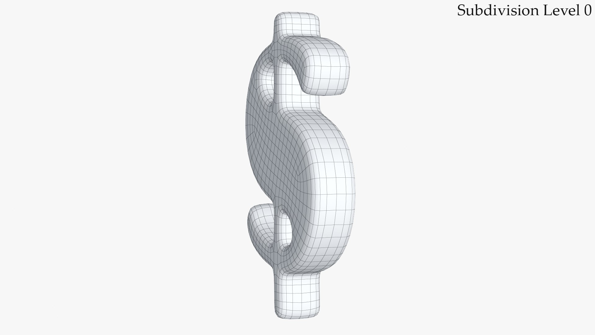 3D Dollar Sign - TurboSquid 1499824