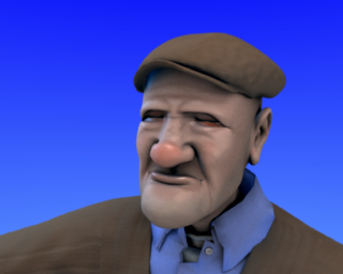 3d Old Man Genaro Model