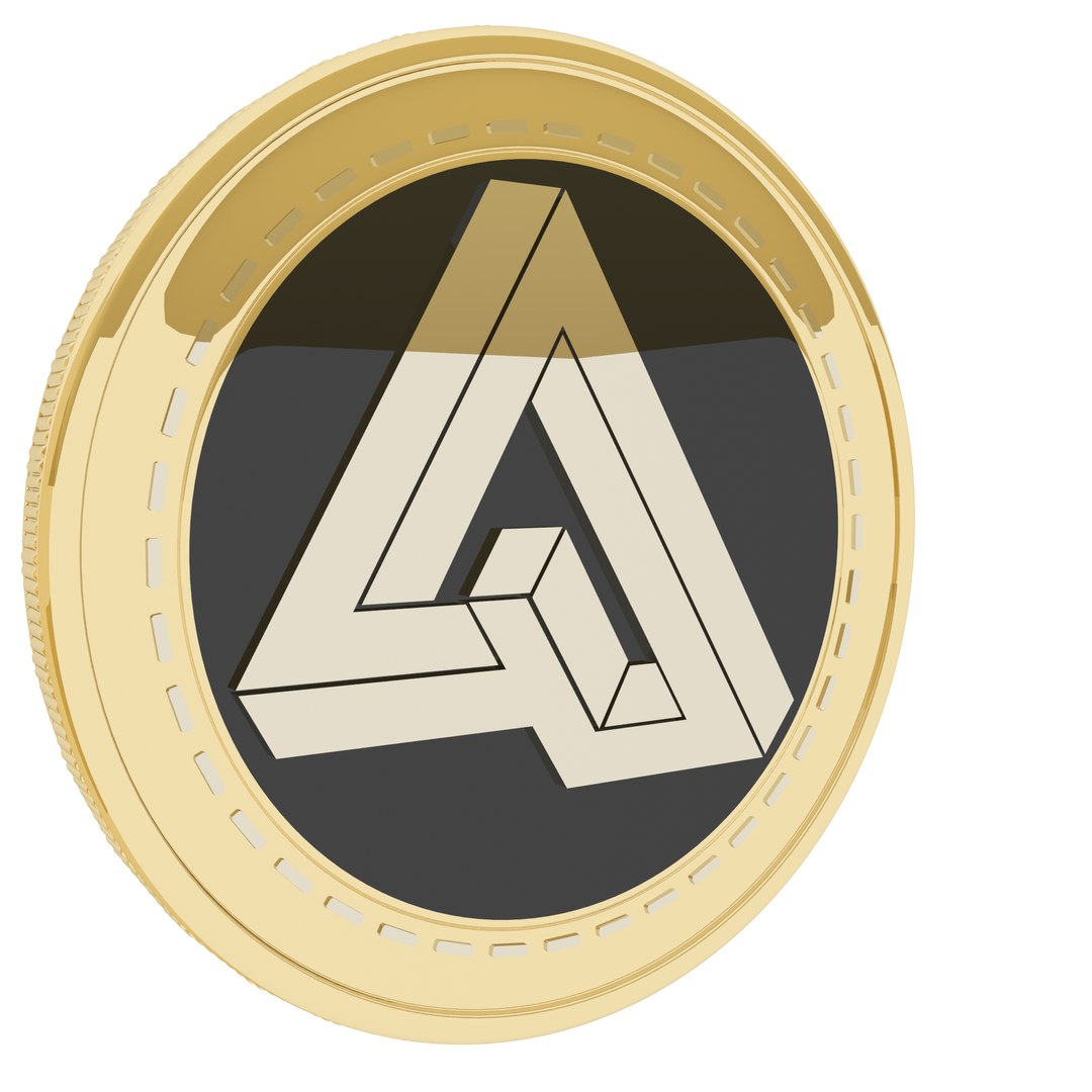 3D Hoard Cryptocurrency Gold Coin - TurboSquid 1856773