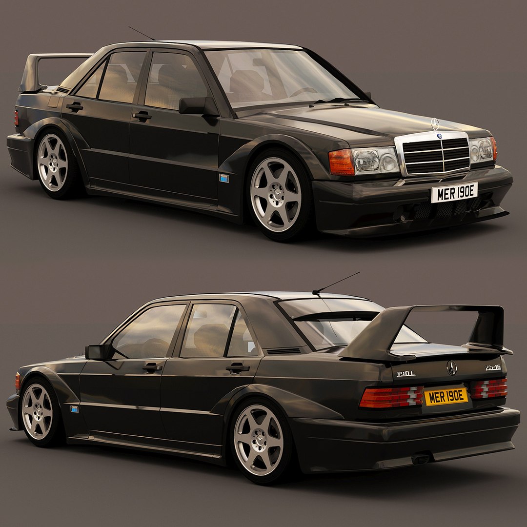 3D Mercedes Benz 190E EVO 1990 - TurboSquid 2188198