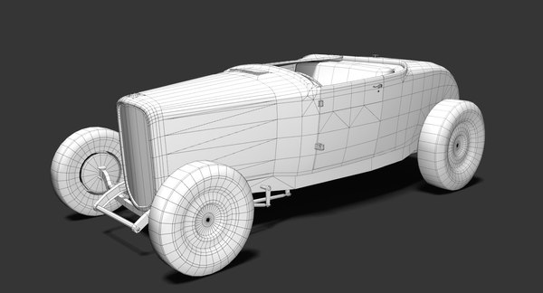 Hot rod model - TurboSquid 1330126