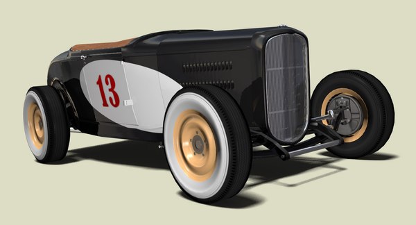 Hot rod model - TurboSquid 1330126