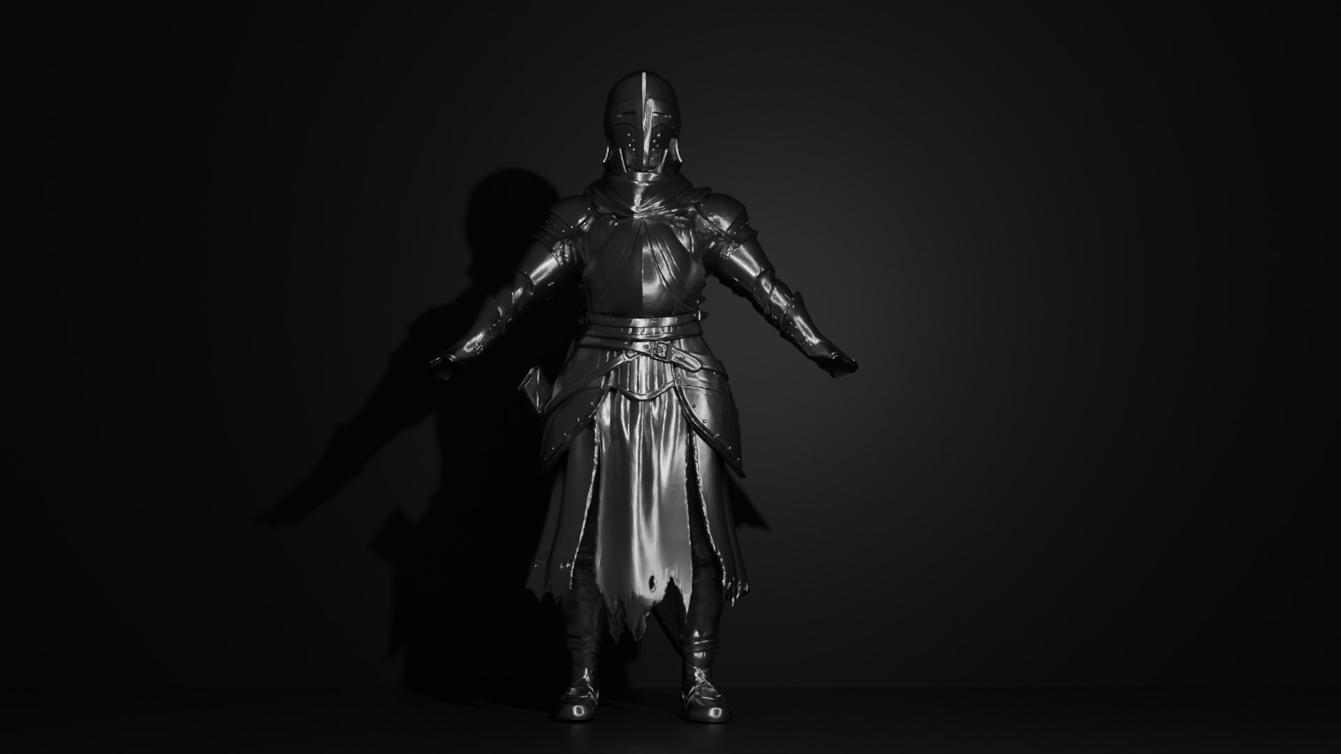 3D Knight Costume Model - TurboSquid 1900155