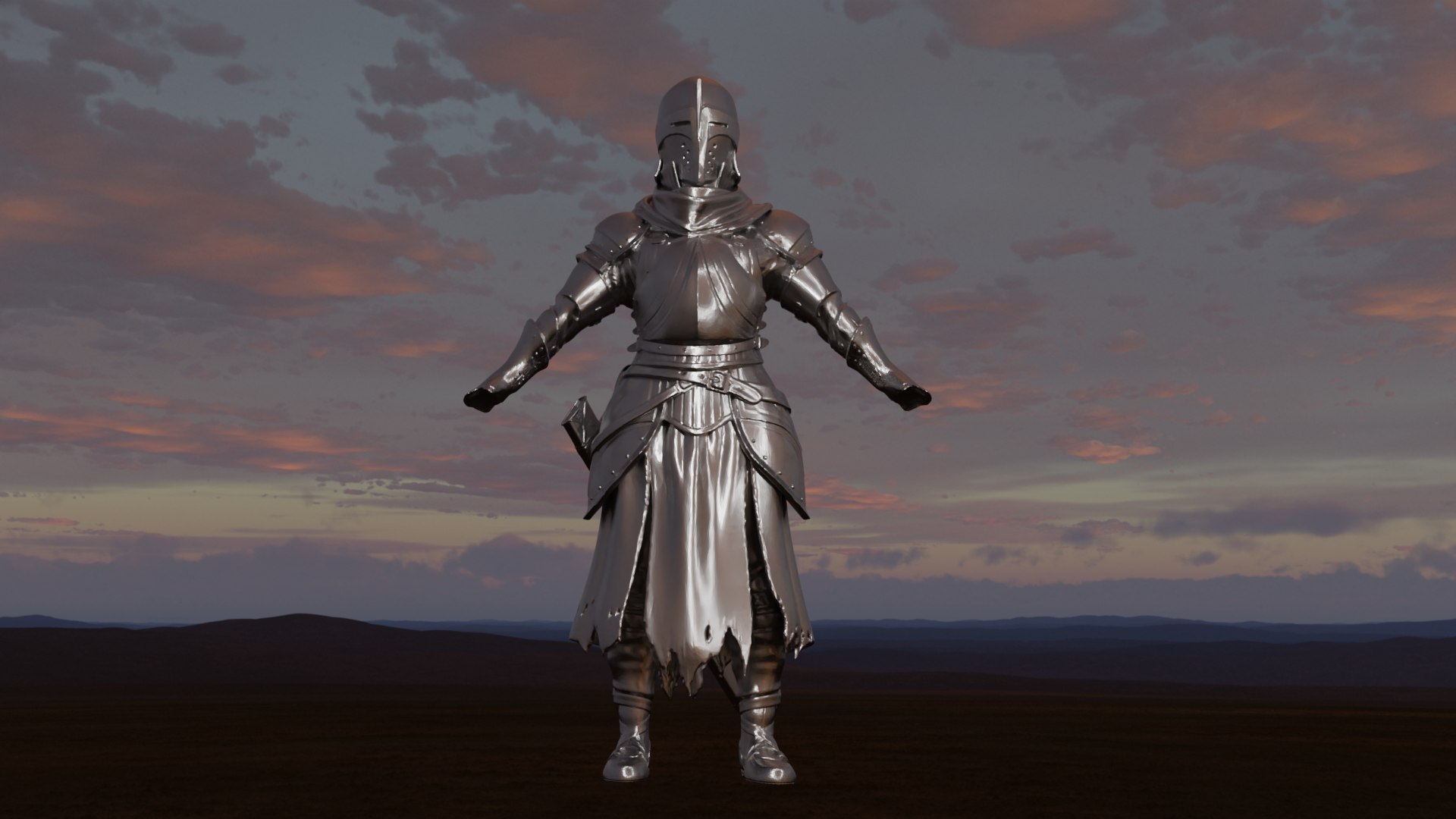 3D Knight Costume Model - TurboSquid 1900155