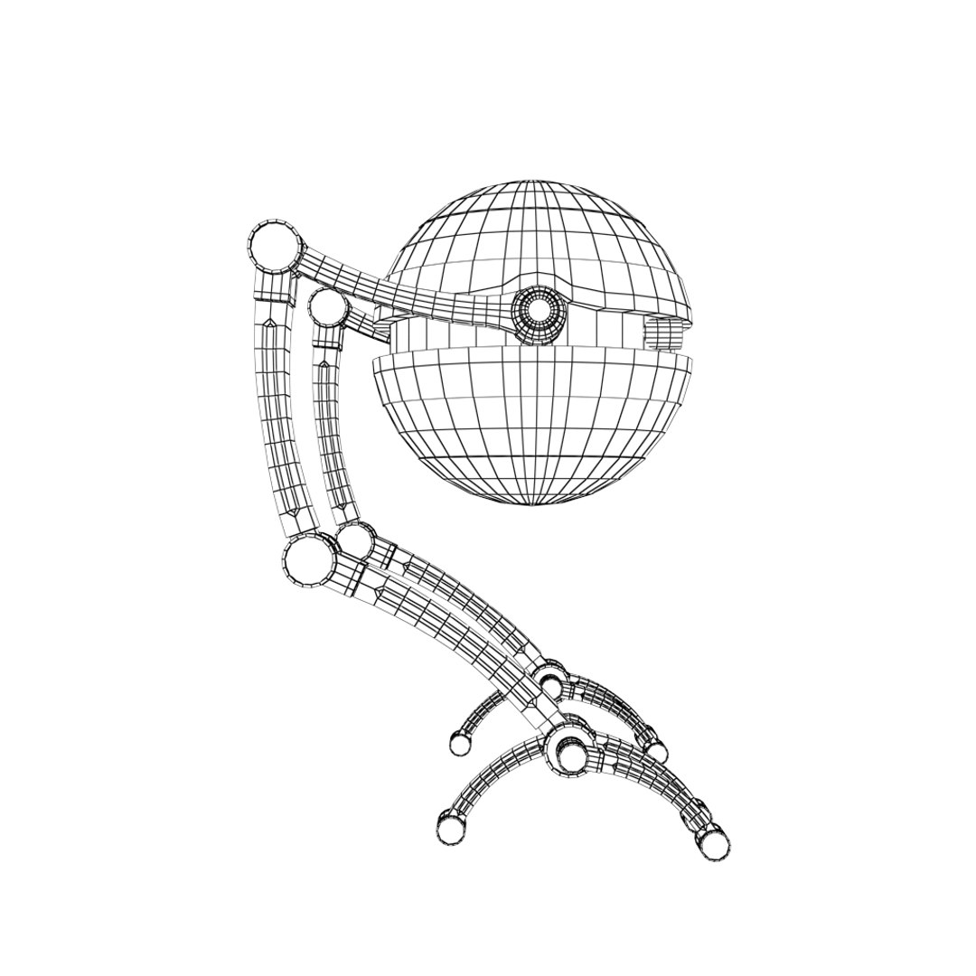 3D Ball-shaped Robot Model - TurboSquid 1170429