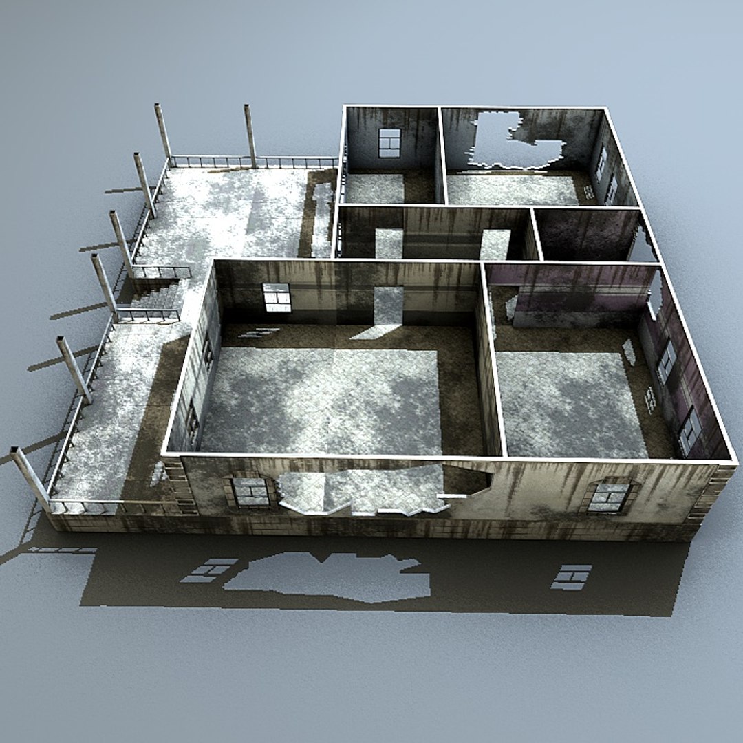 3d House Interior Building Model