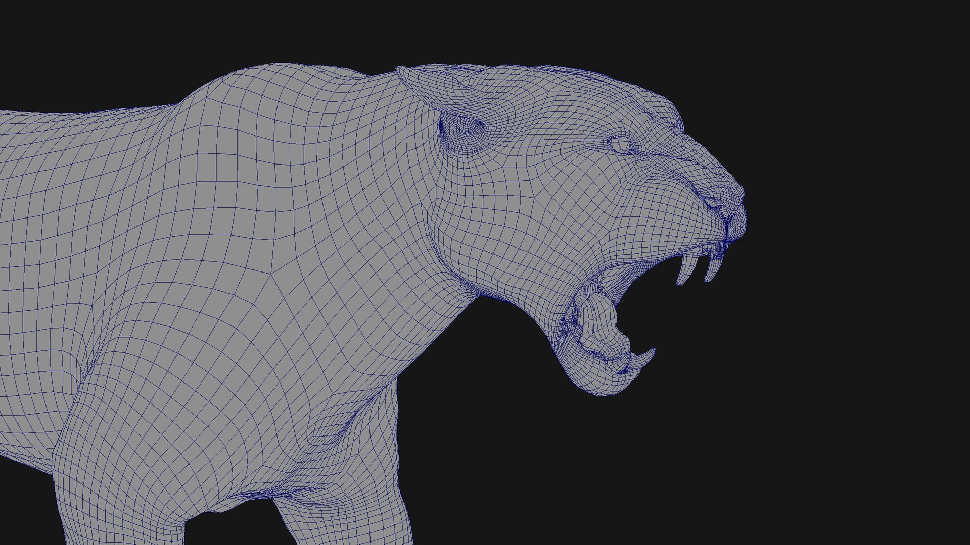 3D Model Bengal Tiger RIG Yeti - TurboSquid 2123936