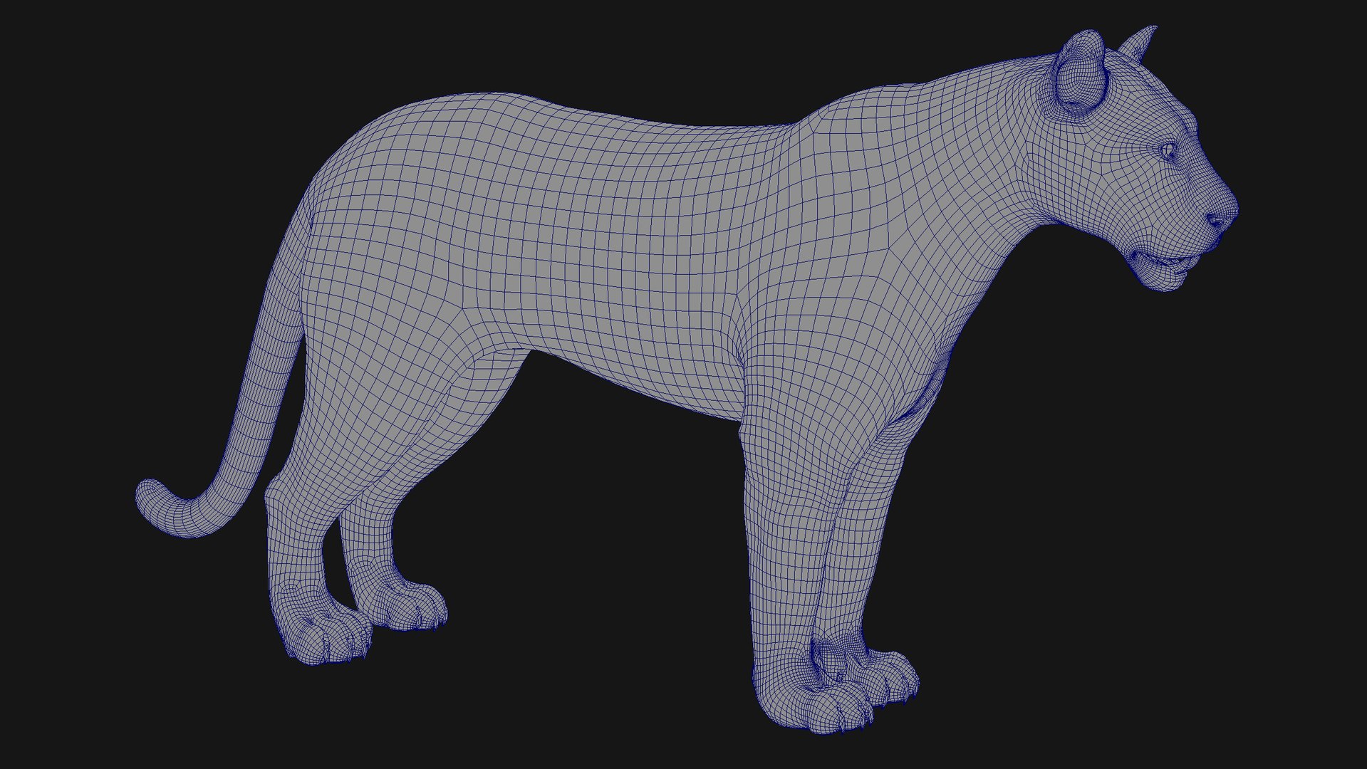3D Model Bengal Tiger RIG Yeti - TurboSquid 2123936