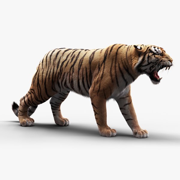 Bengal Tiger RIG 예티 3D 모델 - TurboSquid 2123936