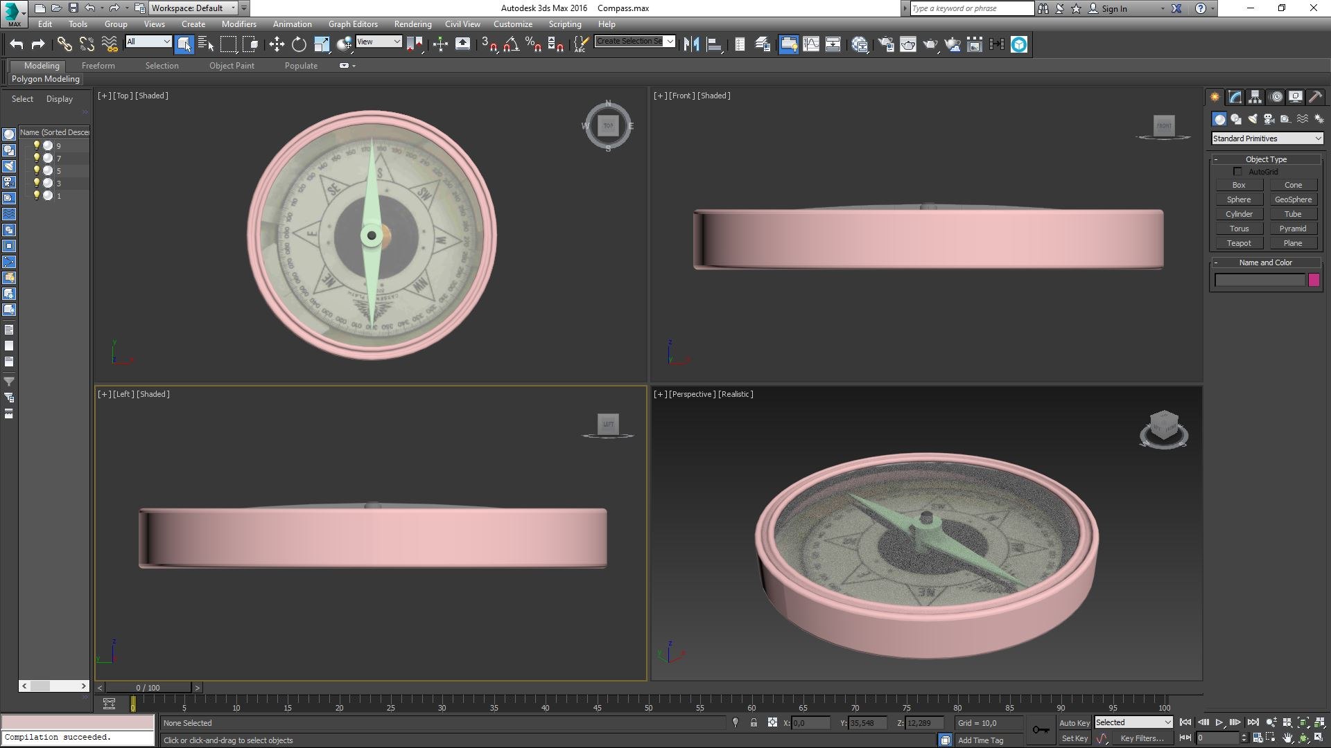 Compass Model - TurboSquid 2337984