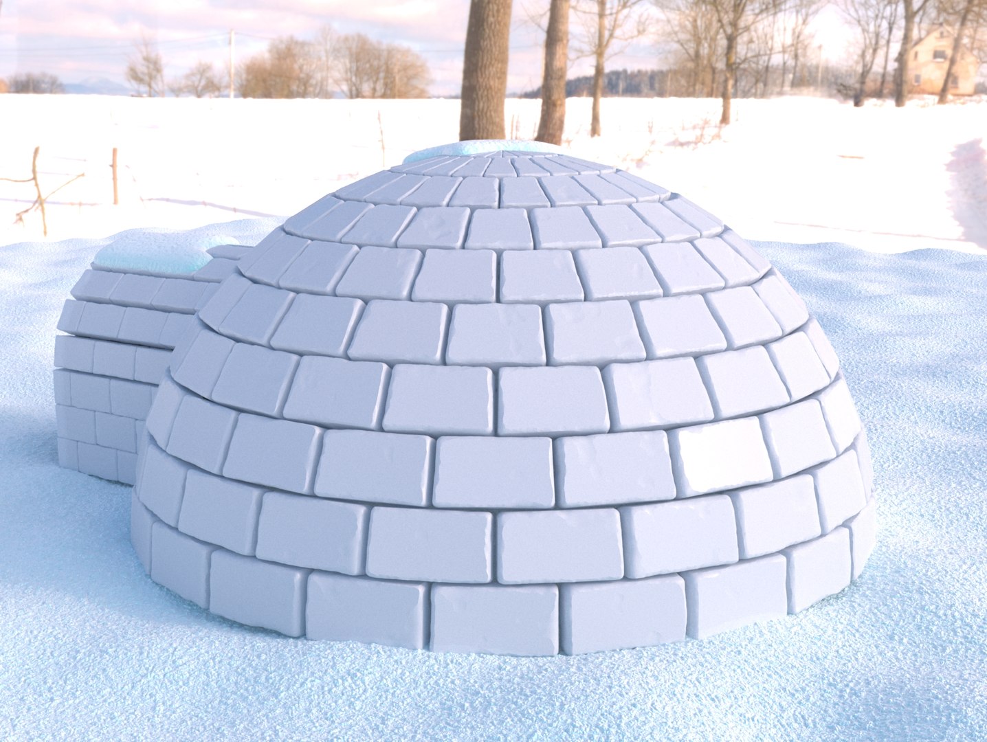 3D Igloo - TurboSquid 2249811