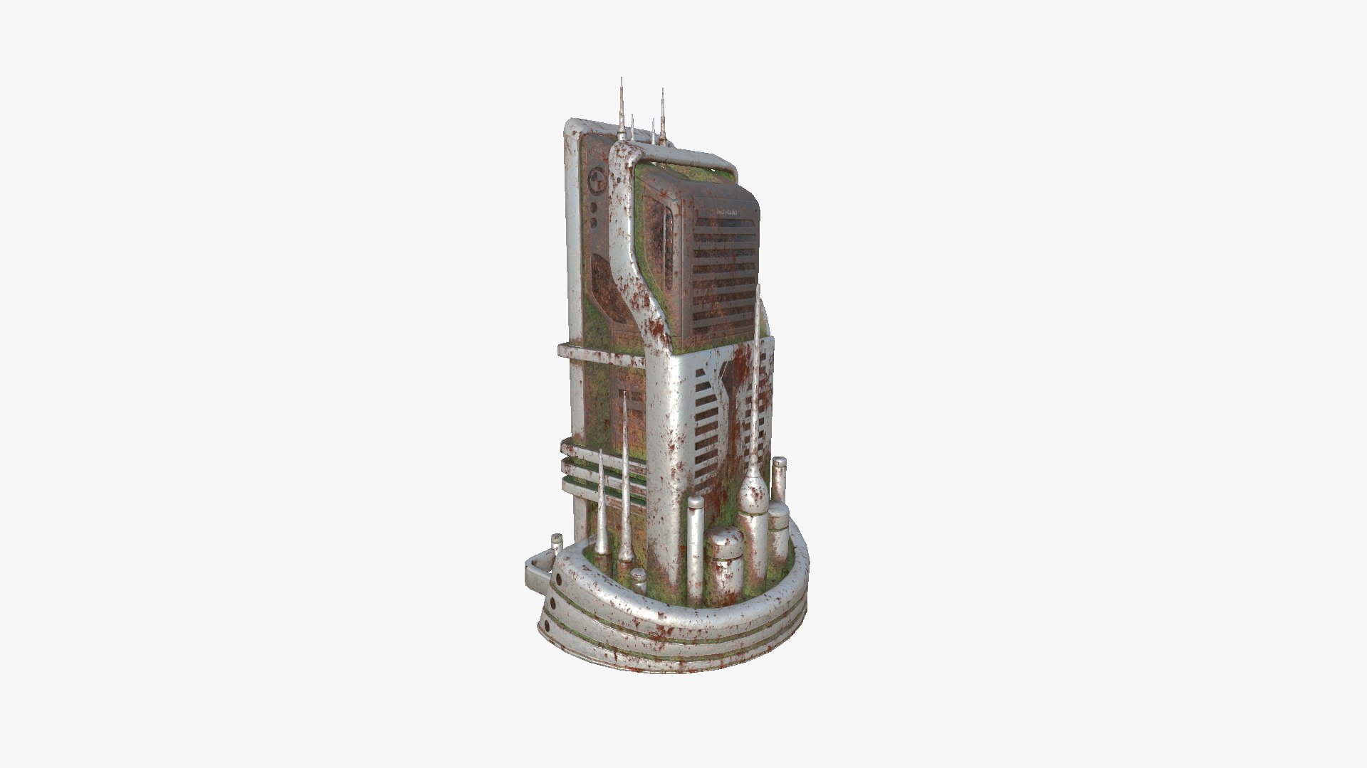 3D SciFi Building A10 Abandoned - Sci Fi Exterior Design - TurboSquid ...