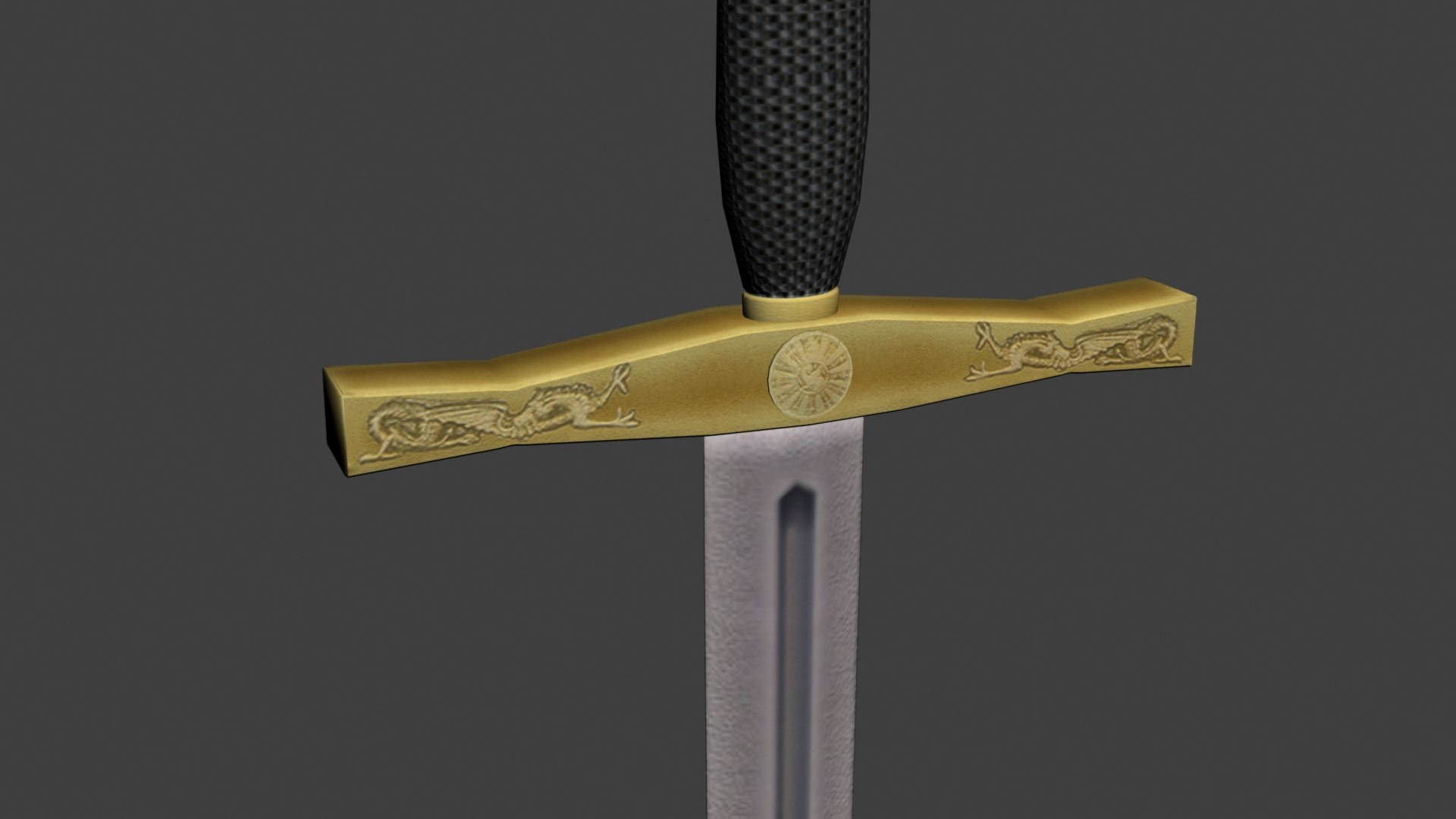 3dsmax Sword Excalibur