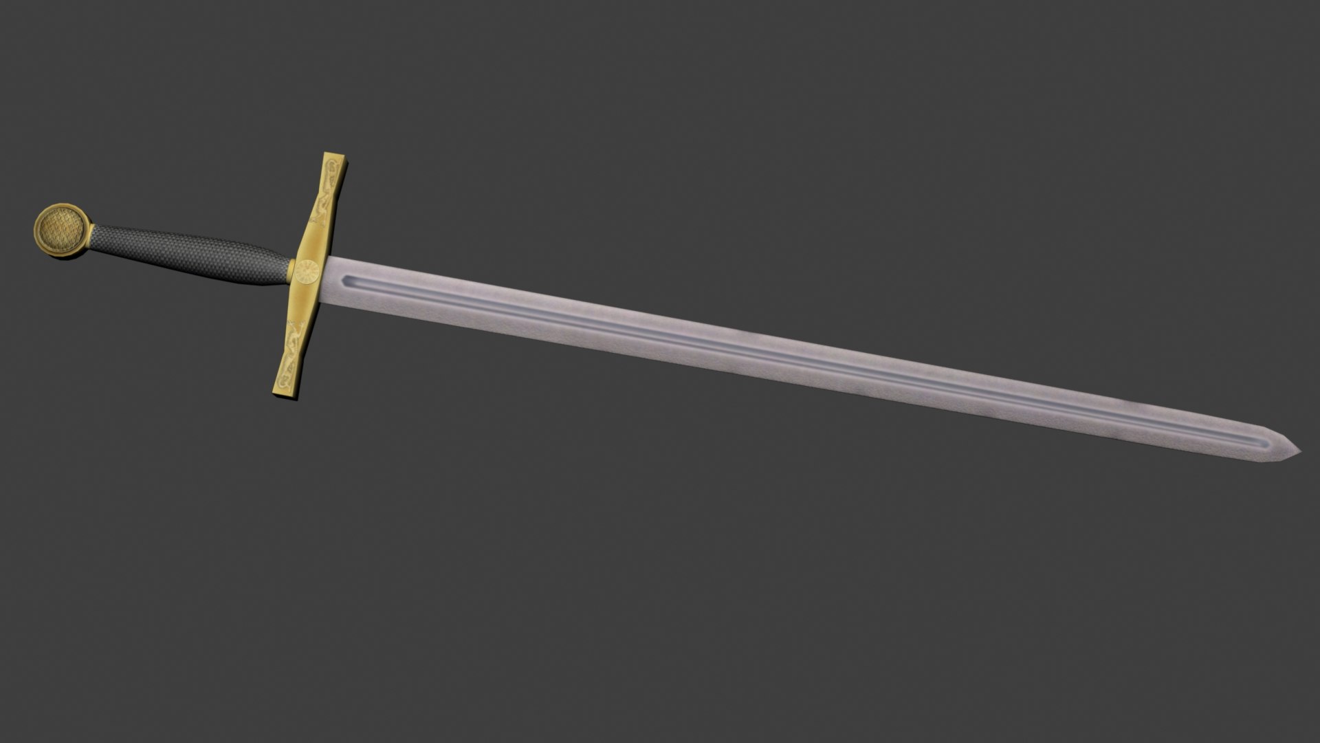 3dsmax Sword Excalibur