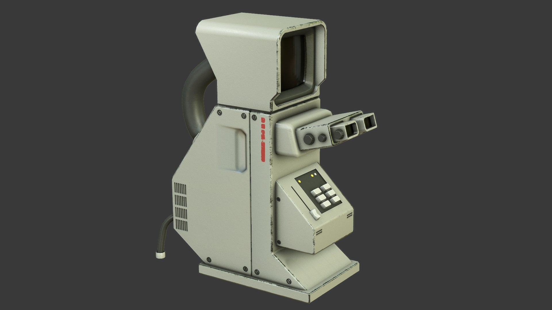 Sci-fi microscope pbr 3D - TurboSquid 1224652
