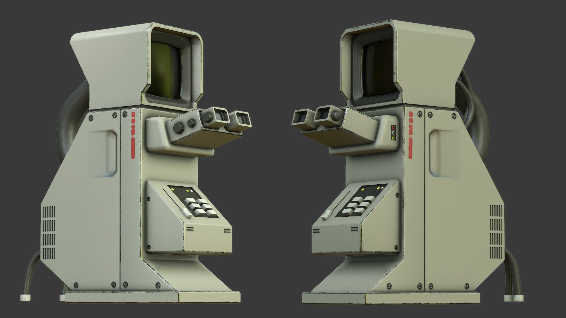 Sci-fi Microscope Pbr 3D - TurboSquid 1224652