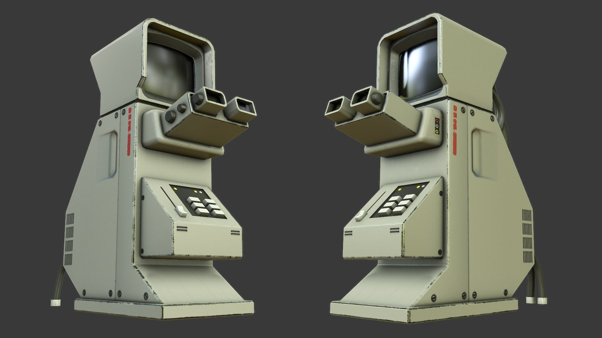 Sci-fi Microscope Pbr 3D - TurboSquid 1224652