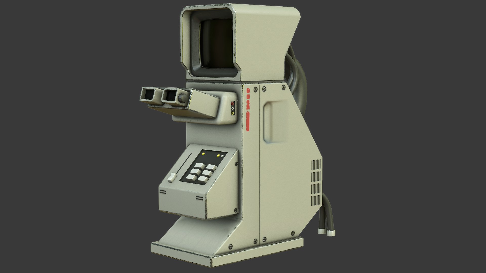 Sci-fi Microscope Pbr 3D - TurboSquid 1224652
