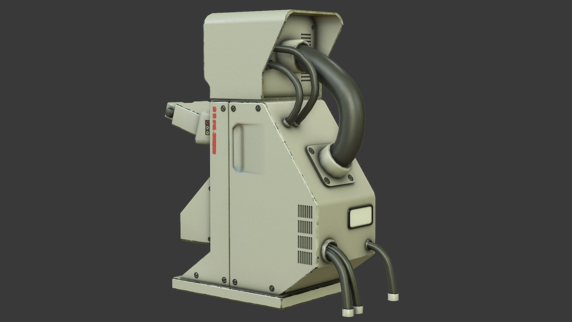 Sci-fi Microscope Pbr 3D - TurboSquid 1224652