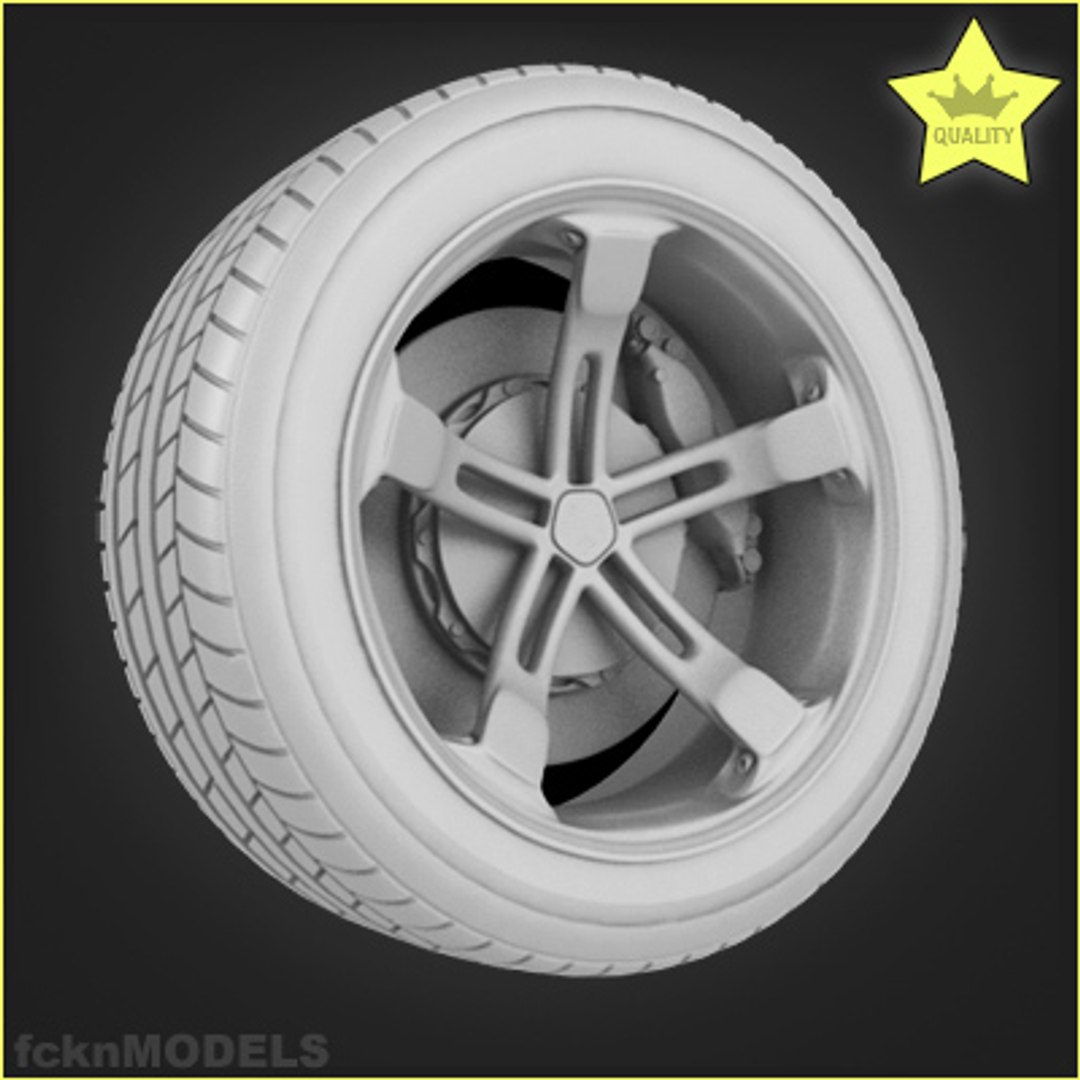 3d Car Wheel