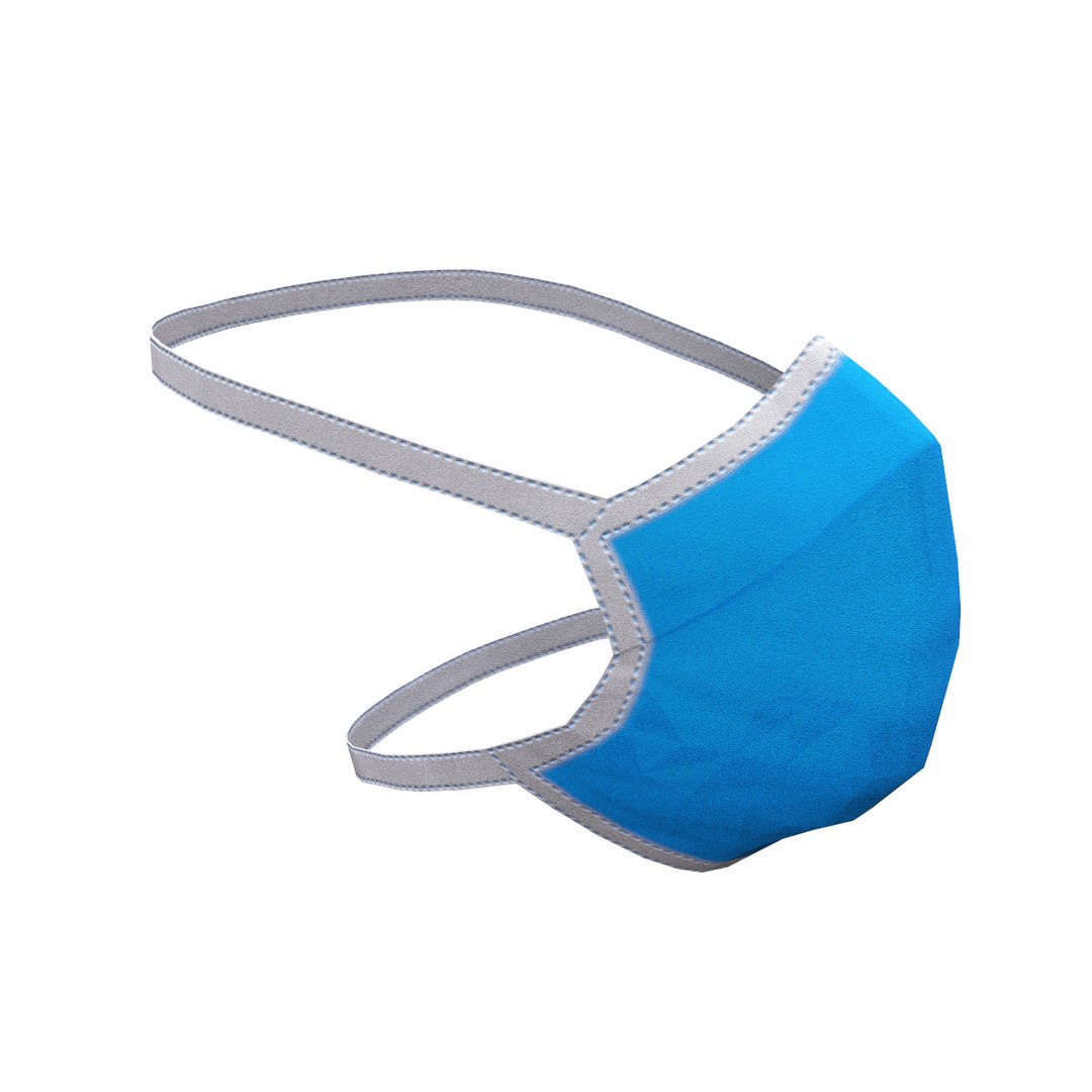 3D Model Disposable Surgical Mask Low Poly - TurboSquid 2391213