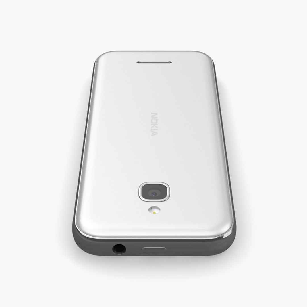 Nokia 8000 4G Opal White 3D model - TurboSquid 1804462