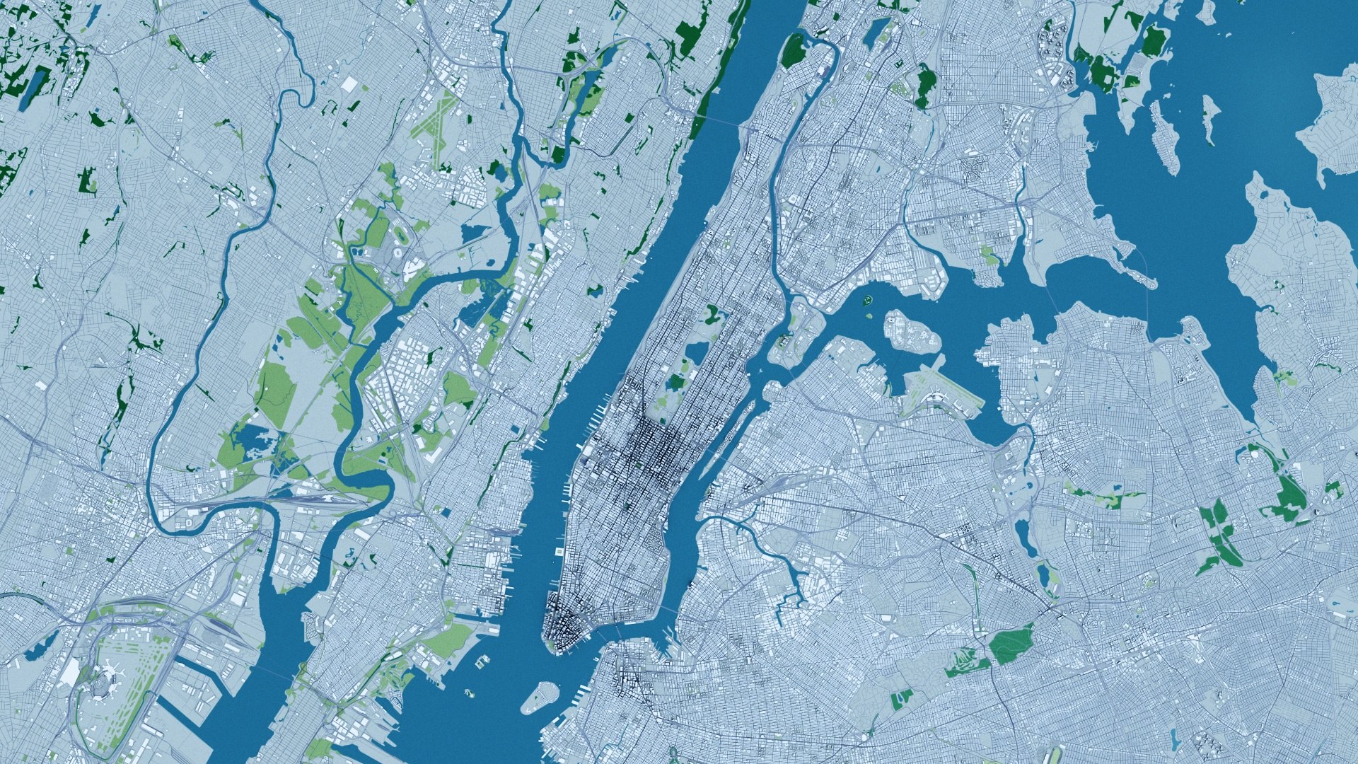 New York City Terrain 3D - TurboSquid 1407880