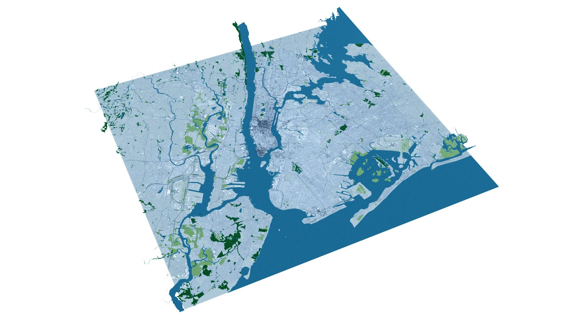 New York City Terrain 3D - TurboSquid 1407880