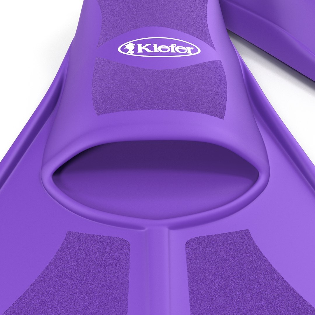 c4d swim fins purple