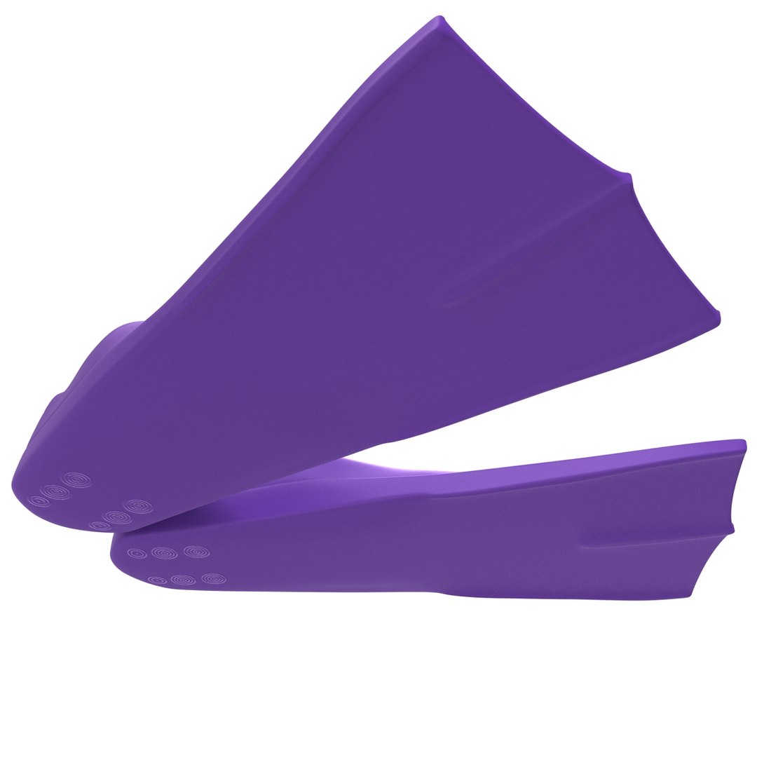 c4d swim fins purple