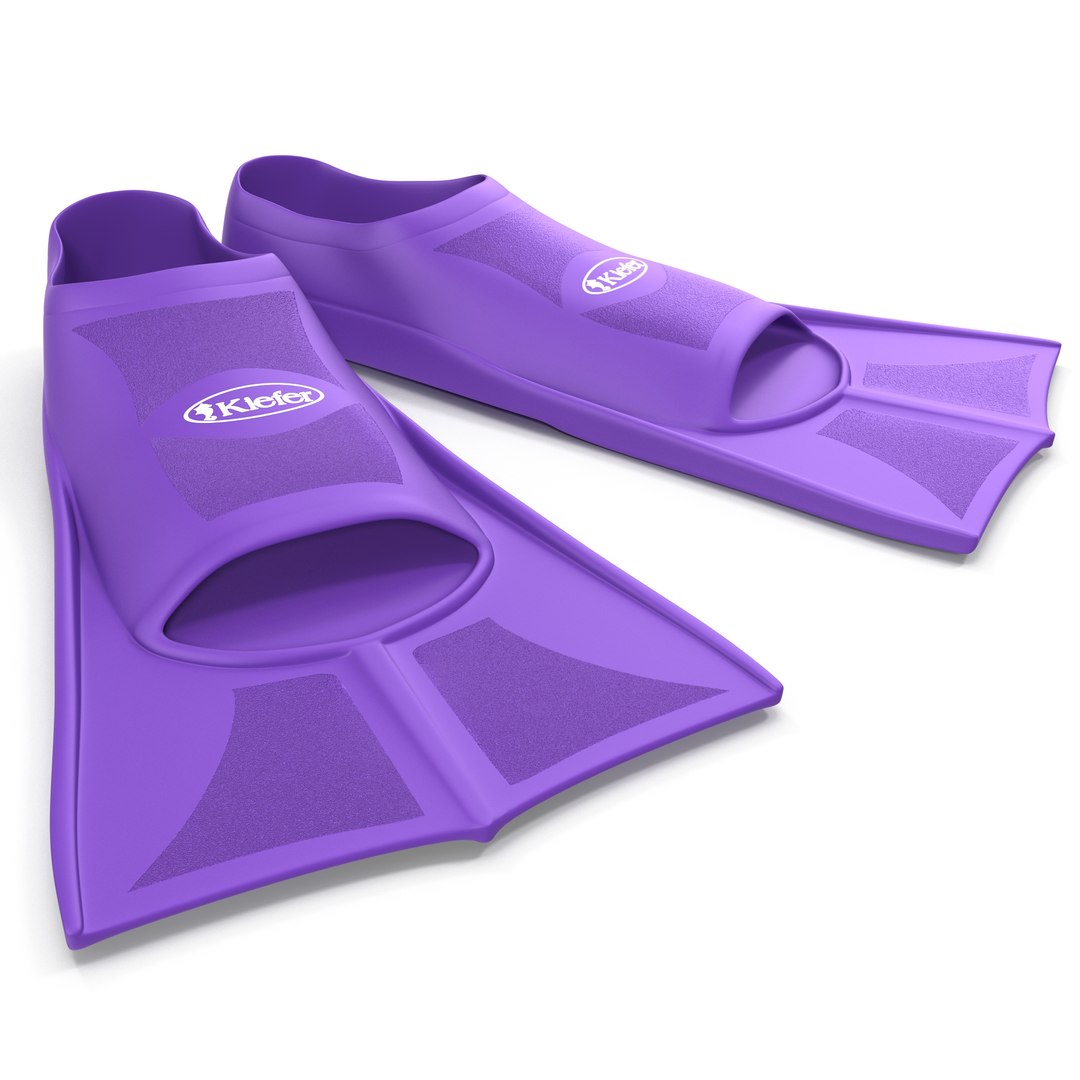 c4d swim fins purple