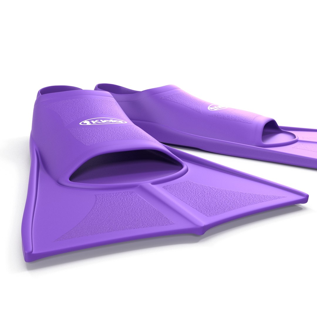 c4d swim fins purple