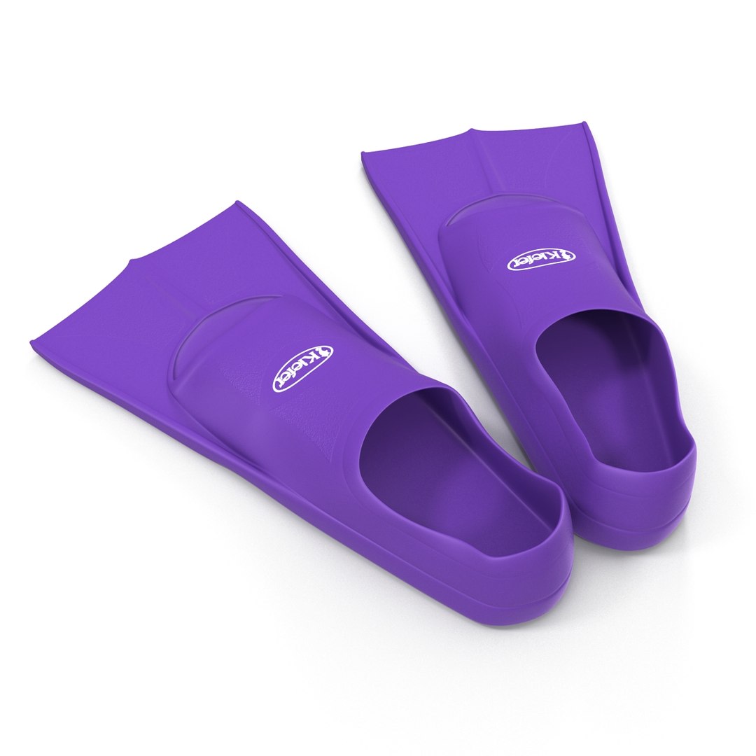 c4d swim fins purple