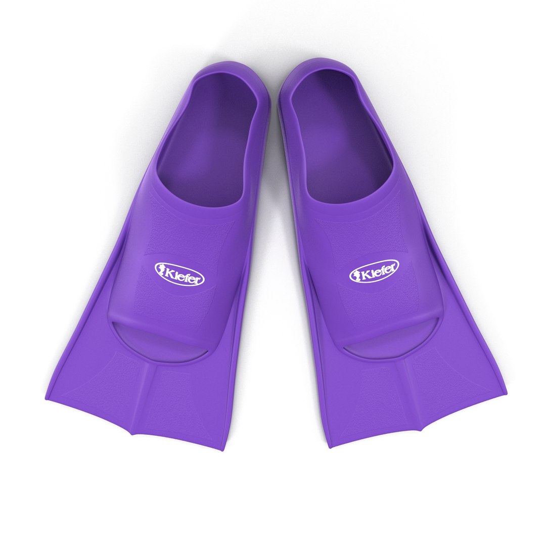 c4d swim fins purple