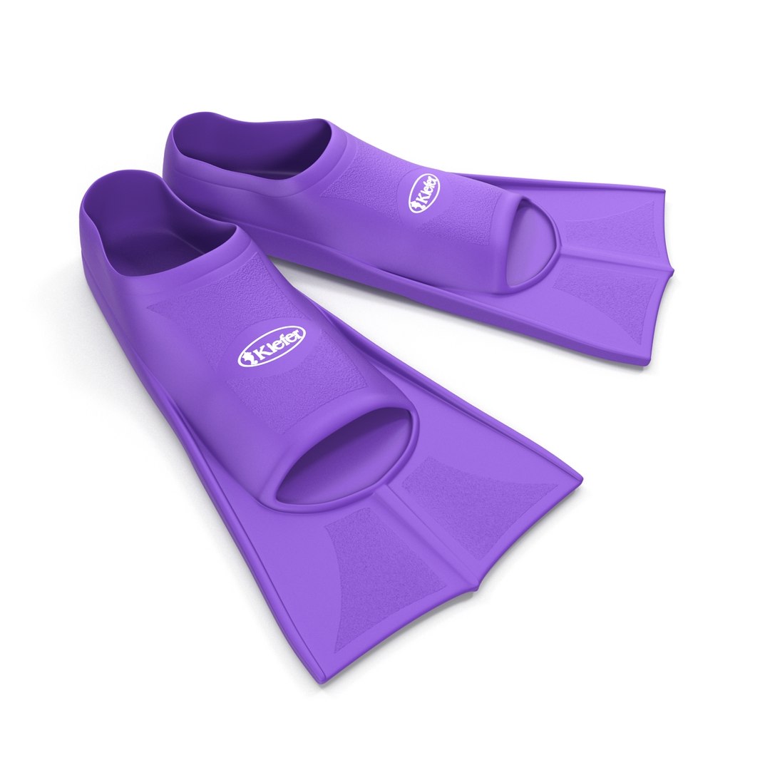 c4d swim fins purple