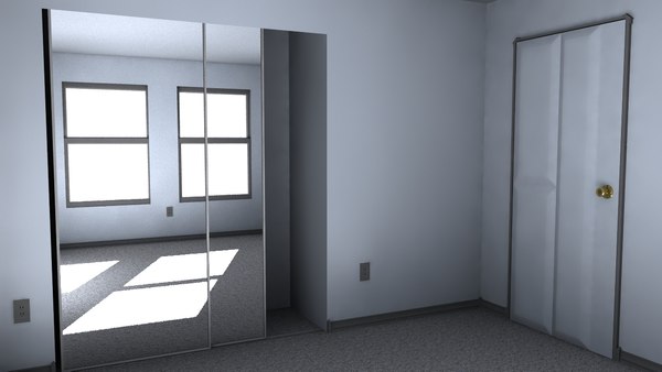 Simple bedroom 3D model - TurboSquid 1489717