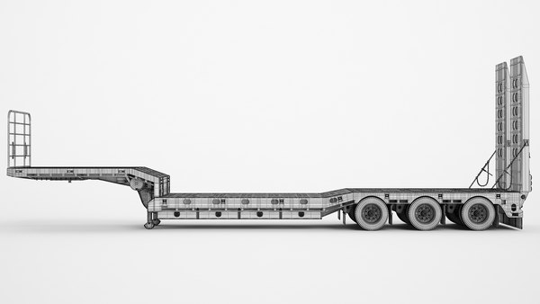 3D Drake Trailers Steerable Widener Low Loader 04 model - TurboSquid ...