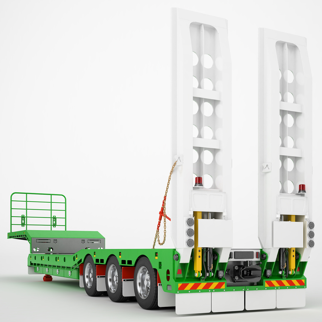 3D Drake Trailers Steerable Widener Low Loader 04 model - TurboSquid ...