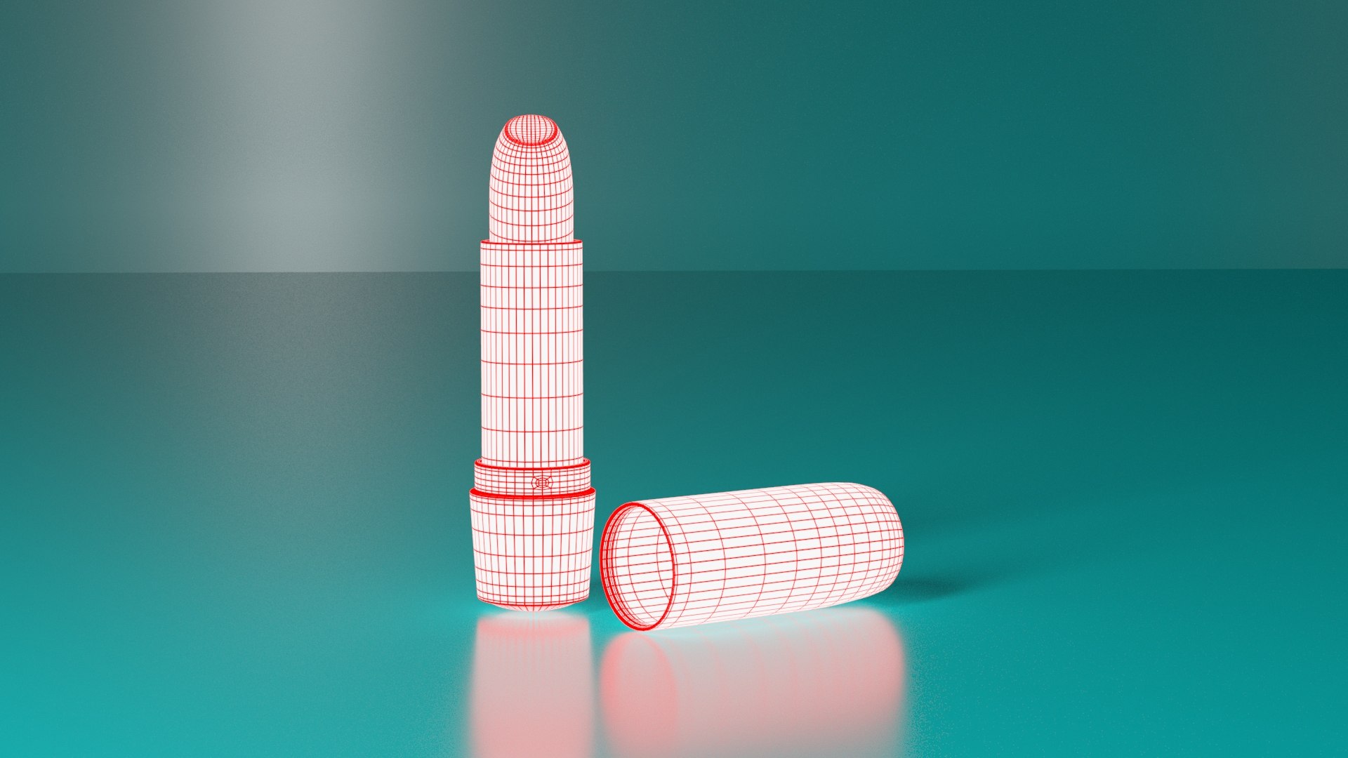 3D Model Red Lipstick - TurboSquid 2023193