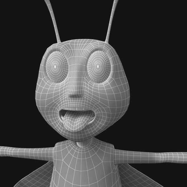 cartoon bee 3d model