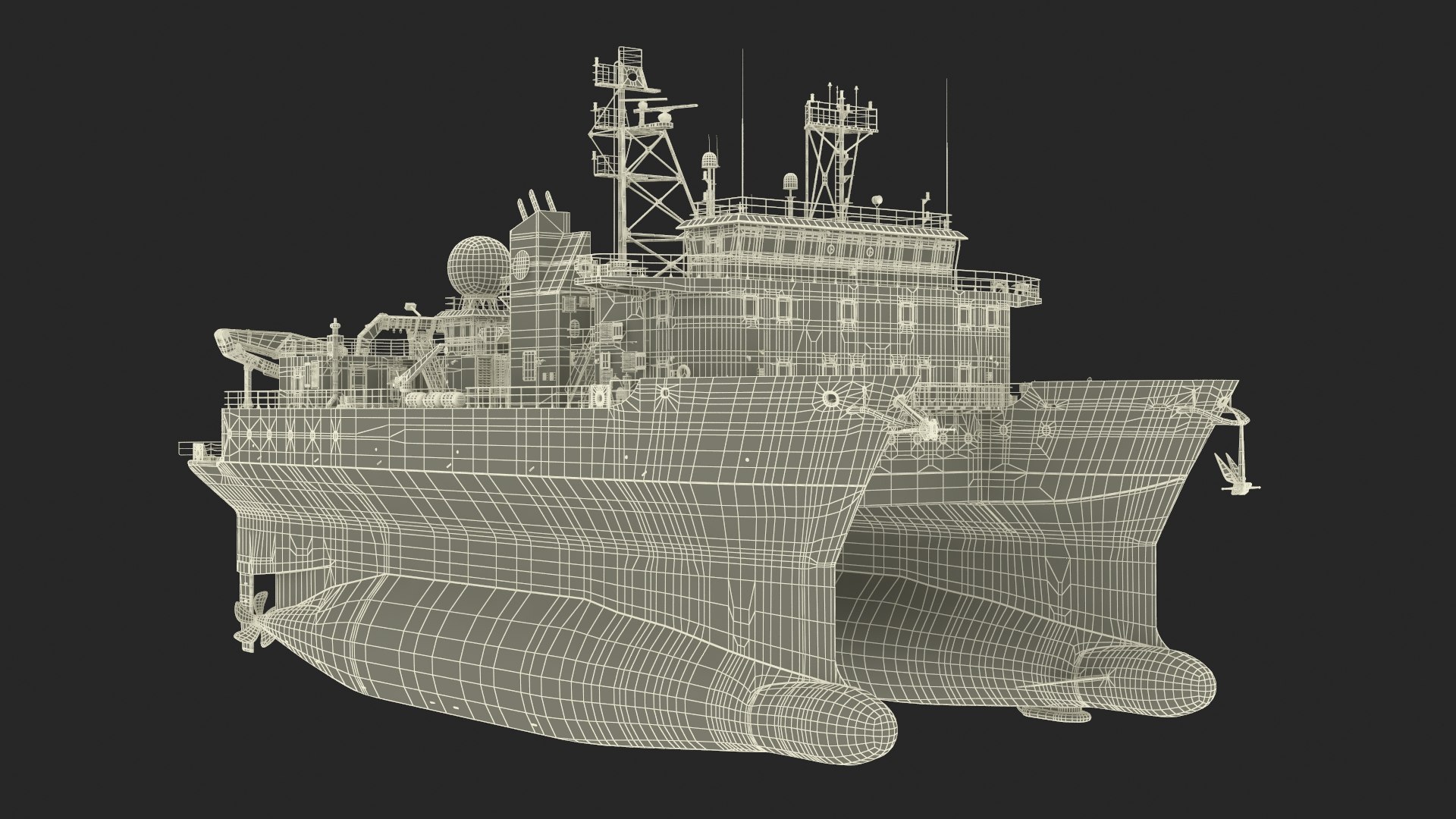Oceanographic Research Vessel 3D Model - TurboSquid 2389353