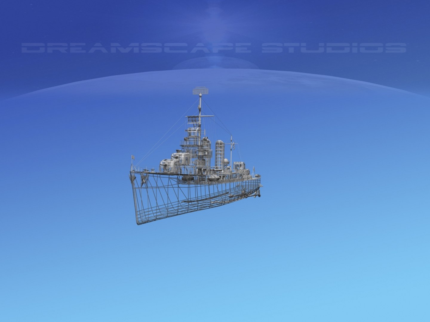 3d anti-aircraft class destroyers model