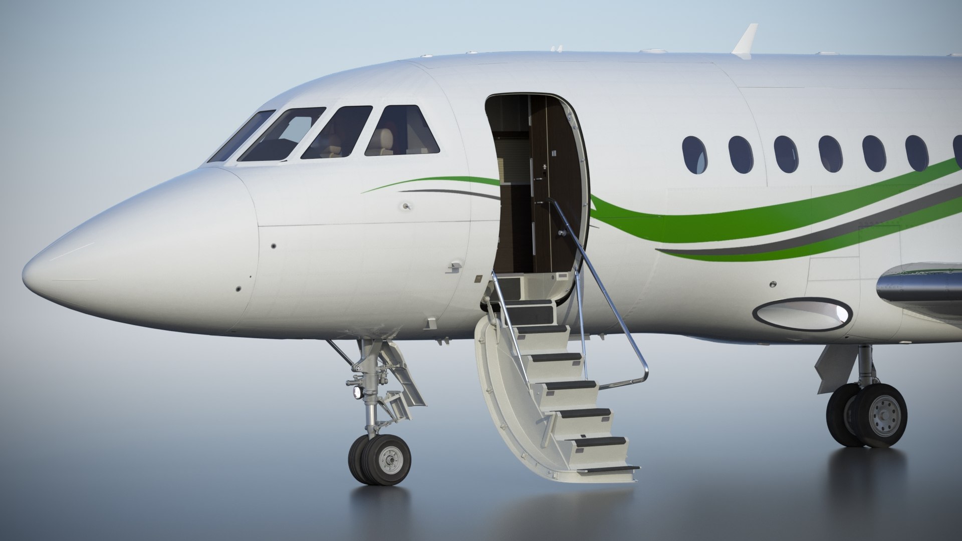 3D Dassault Falcon 2000 French - TurboSquid 1495511